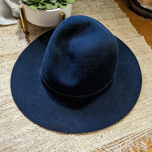 Janessa Leone | Accessories | Janessa Leone Blue Hat | Poshmark
